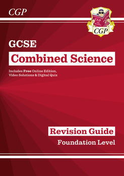 CGP GCSE Combined Science Revision Guide - Foundation – Books For The ...